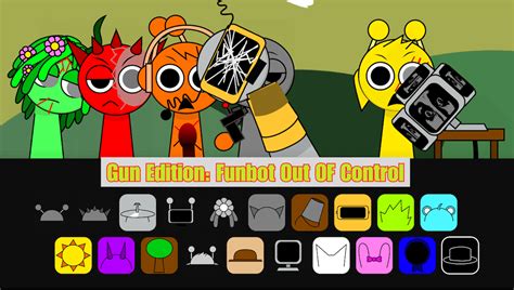 Sprunki Gun Edition Funbot Out Of Control Play On Sprunki Play