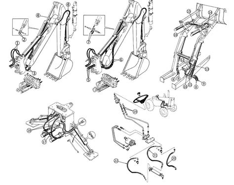 Hydraulic Case 580 Backhoe Parts Diagram Overview