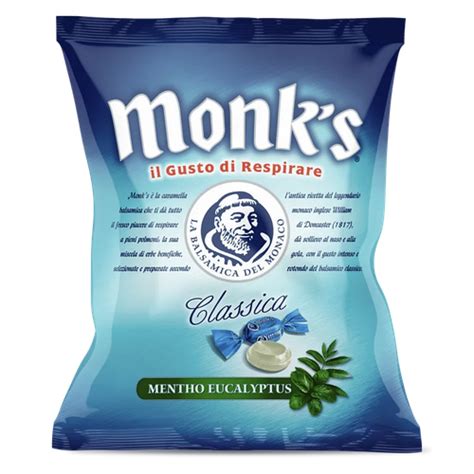 Купить Леденцы Monk's Classica Mentho Eucalyptus Ментол Эвкалипт 100g ...