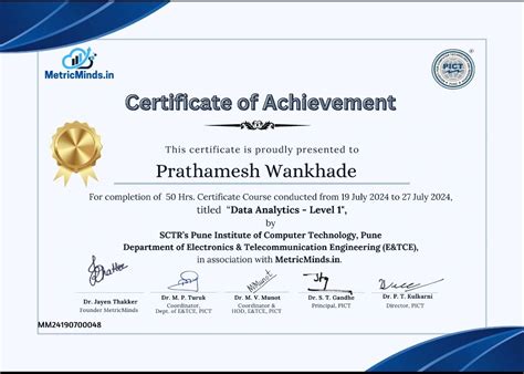 Prathamesh Wankhade On Linkedin Dataanalytics Metricminds