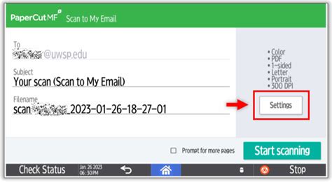 Scanning To Email With PaperCut Information Technology UWSP