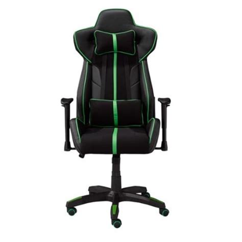Brassex Milo Ergonomic Faux Leather Gaming Chair W Tilt And Recline 2