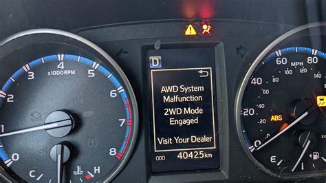 Toyota Parking Brake Malfunction Meaning Common Causes
