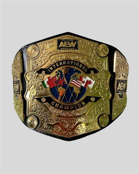 Aew All Atlantic Championship Belt Offer Customizations