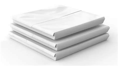 3d Illustration Isolated White Paper Packaging On A White Background Empty Box Box Packaging