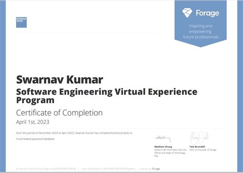 Swarnav Kumar On Linkedin Virtualexperience Softwareengineer Goldmansachs Forage