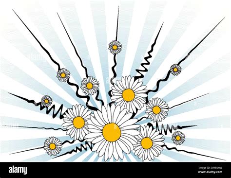 Vector Daisy Background Stock Vector Image And Art Alamy