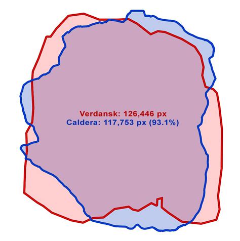 Caldera Vs Verdansk Playable Area Comparison Rcodwarzone