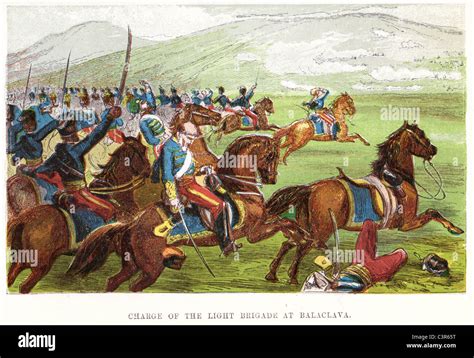 Charge Of The Light Brigade At The Battle Of Balaclava During The
