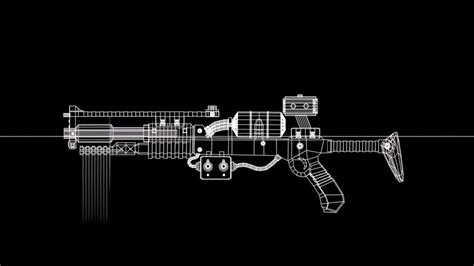 공상 과학 레이저 소총 3d 모델 10 Blend Free3d