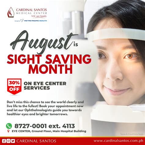 Cardinal Santos Celebrates Sight Saving Month Cardinal Santos Medical