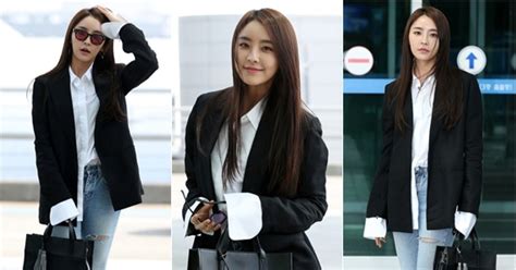 정유미 청초한 듯 시크한 공항 패션