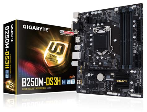 GA-B250M-DS3H (Rev. 1.0) - Преимущества | Материнские платы GIGABYTE