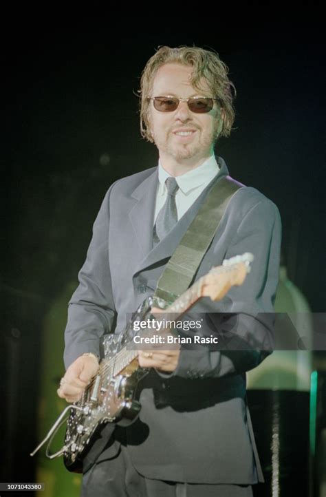 English Musician David Stewart Of Eurythmics Performs Live On Stage