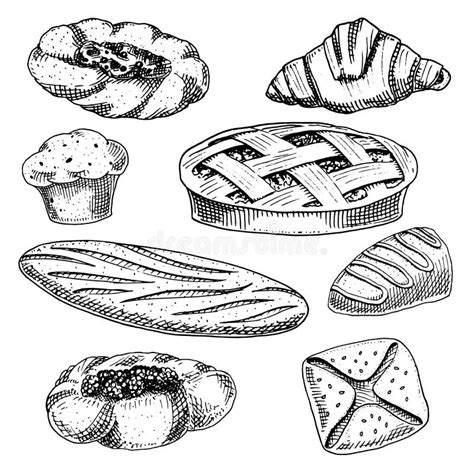 Pan Del Buñuelo Del Pan Y De Los Pasteles Y Empanada Largos De La Fruta