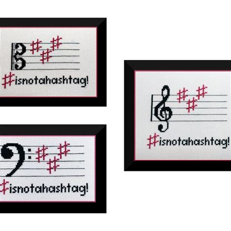 Bass Clef Pattern Etsy