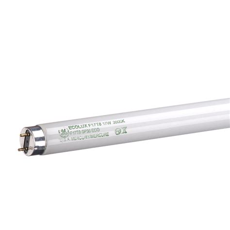 Ge Bright White 17w Fluorescent G13 Base 24 T8 Light Bulb 1 Pack