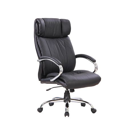Кресло руководителя Easy Chair BNU EChair CS-834E/AL-3 кожа черная ...