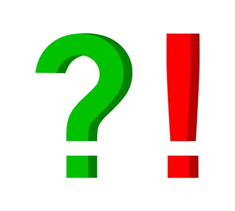 물음표와 느낌표 스톡 벡터 ©robert6666 636981746