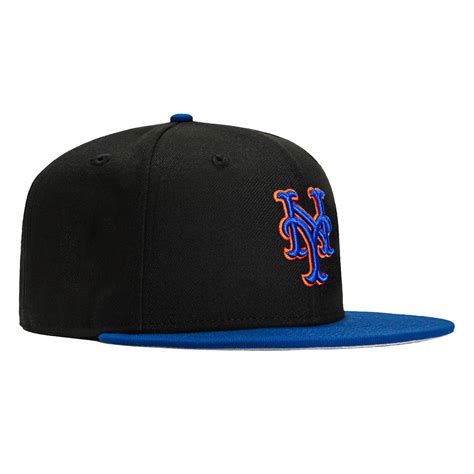New Era 59fifty New York Mets Subway Series Patch Hat Black Royal