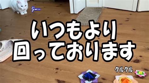 いつもより余計に回っております Youtube