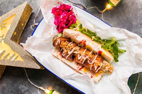 Christmas Wurst Parsnip Bacon Bun Fat Gay Vegan