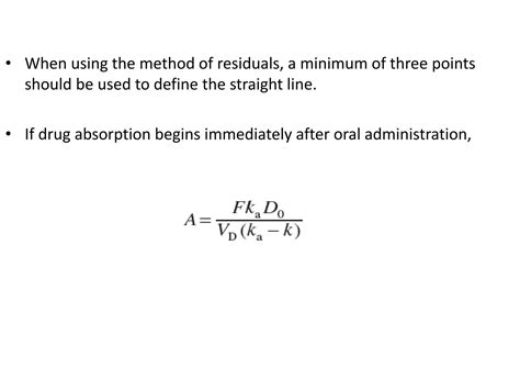 Method Of Residuals Pptx