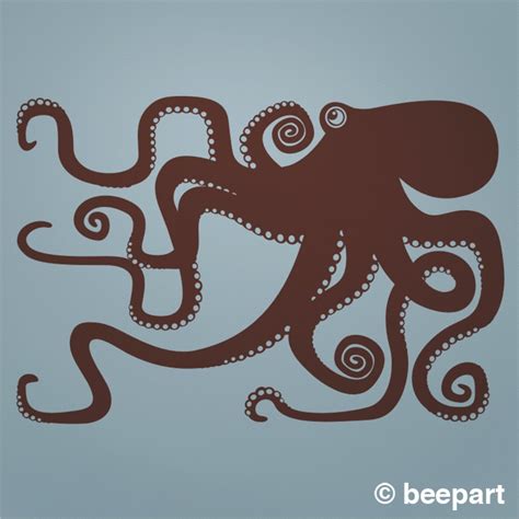 Octopus Vinyl Wall Decal Large Sticker Art Tentacles Octopus Wall
