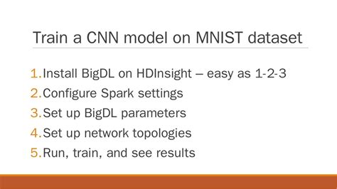 BigDL Deep Learning Library On HDInsight
