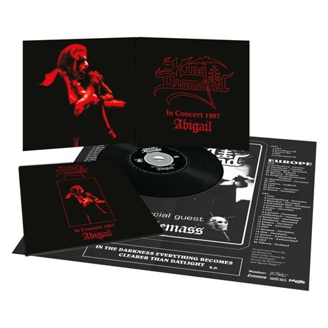 KING DIAMOND -- In Concert 1987 - Abigail CD HC DIGISLEEVE, 14,99