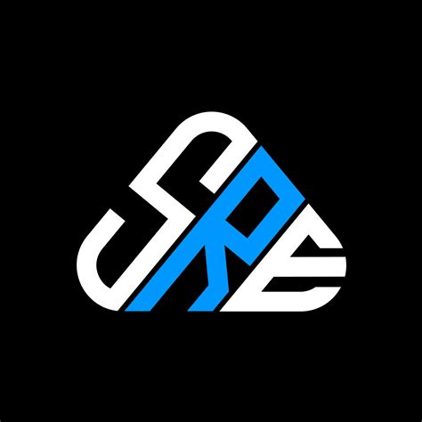 SRE Letter Logo Creative Design With Vector Graphic SRE Simple And