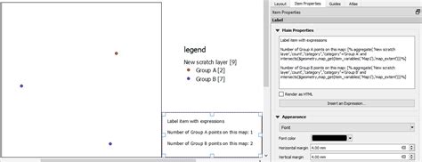 Showing Feature Count For Layout Extent On Legend Using Qgis Geographic Information Systems