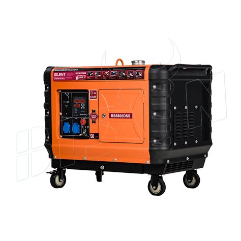4800w Diesel Powered Generator With Wheels Company Bison