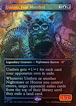 Umbris Fear Manifest Secret Lair Card Kingdom