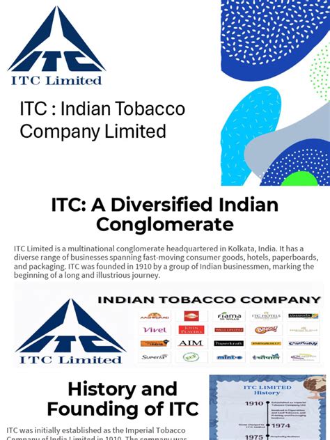 Itc Pdf Diversification Finance Sustainability