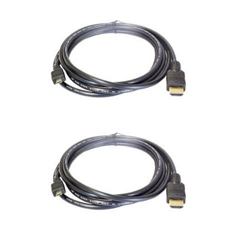 Parrot Black Hdmi Cable Male To Mini Hdmi 2 Meter 2 Pack Shop Today