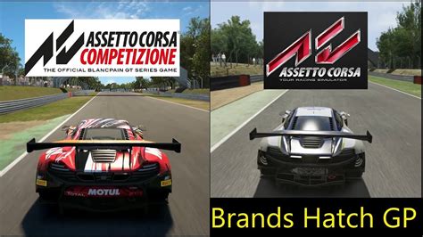Assetto Corsa Competizione Vs Assetto Corsa Visual Comparison YouTube
