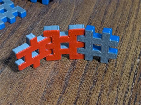 Hash Blocks Hashtag Building Blocks By Dmurr5050 Makerworld