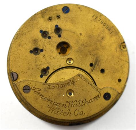 Vintage Waltham Grade 81 18s 15j Of Incomplete Pocket Watch Movement