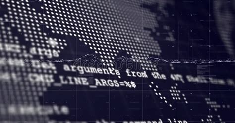 Digital World Map And Data Points Image Over Jp Software Text Stock Image Image Of Software