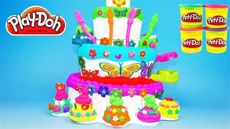 Super gâteau d anniversaire Play Doh YouTube