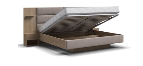 Кровать BOSS LOFT 160*200 Орех Парона, MONOLIT Латте купить по низкой ...