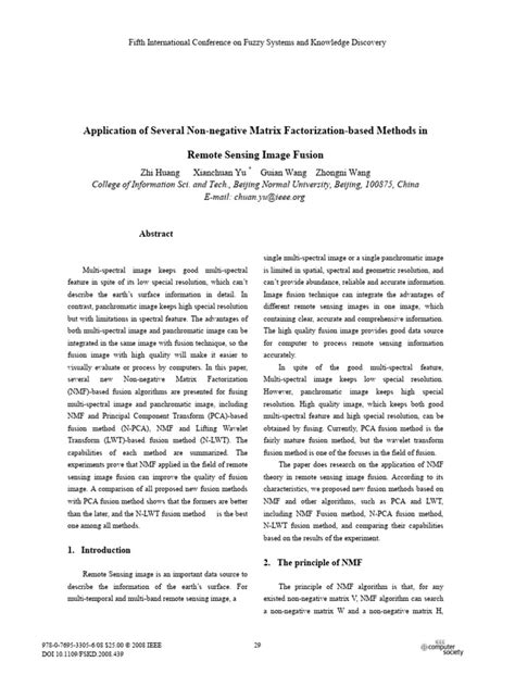 Application Of Several Non Negative Matrix Factorization Based Methods