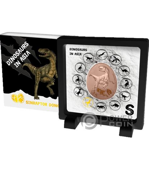 SINRAPTOR DONGI Dinosaurs In Asia Moneta Rame 20 Cents Samoa 2023