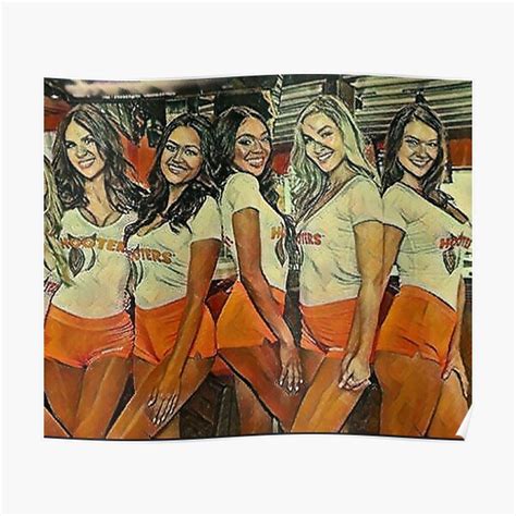 Hooters Girls Poster By Whisper41 Redbubble