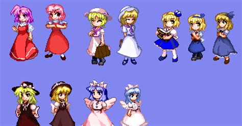 東方旧作 緋想天風ドット絵 怪綺談編 ひのみはたのイラスト Pixiv