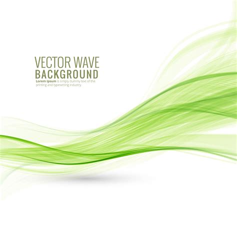 Abstract Green Wave Background Vector Art At Vecteezy