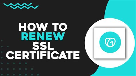 How To Renew SSL Certificate On GoDaddy Easiest Way YouTube
