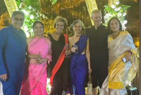 Neena Gupta Attends Wedding With Husband Vivek Mehra