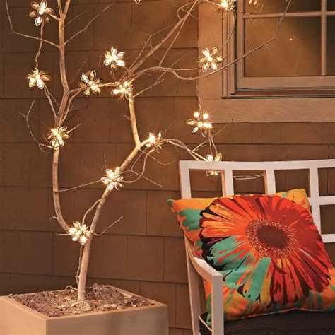 Make A Dazzling Decorative Light Tree My Home My Style